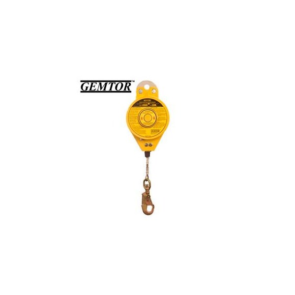 Gemtor Gemtor, Self-Retracting Lifeline - 100' Stainless Steel Cable ...