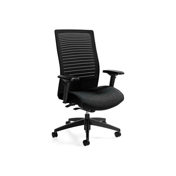 Gec Global Office Chair with Weight Sensing Tilt - Fabric - High Back ...