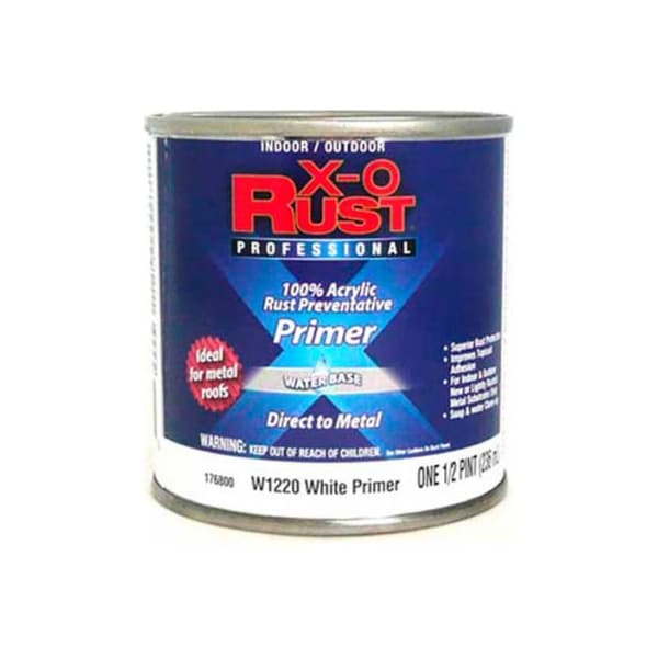 General Paint X-O Rust Anti-Rust Enamel, White Metal Primer, 1/2-Pint ...