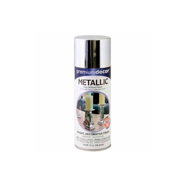 General Paint Spray Paint, Chrome, Metallic, 12 oz 329276 | Zoro