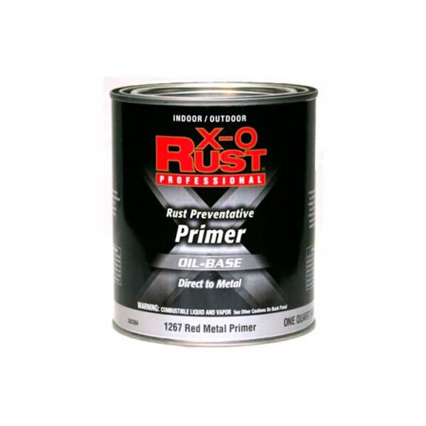 General Paint X-O Rust Oil Base Primer, Red Metal Primer, Quart ...