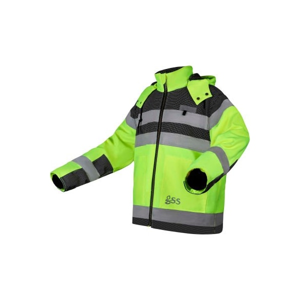 Gss Safety Class 3 Night Glow Sherpa Line Heavy Weight Sierra Jacket-XL ...