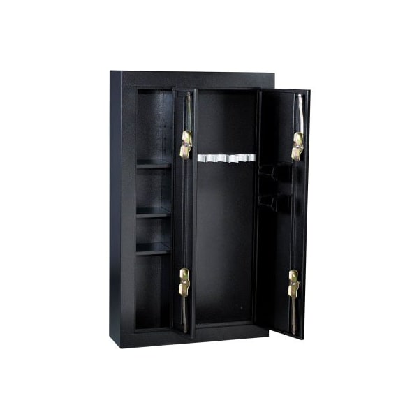Homak Rifle & Gun Safe, Tubular Lock, 108 lbs, 8 Firearms, Ammo, Other ...