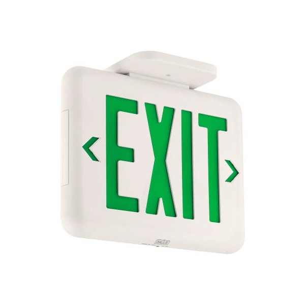 Hubbell Lighting Hubbell Compact Architectural LED Exit Sign, White w ...