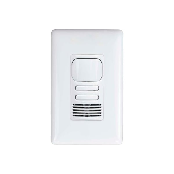 Hubbell Lighting Hubbell LightHawk PIR/Ultrasonic 2-Button Wall Switch ...