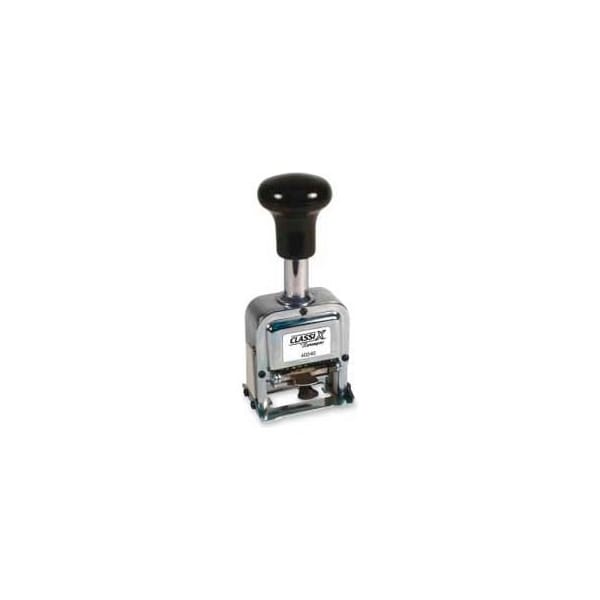 Shachihata Xstamper Classix Self-Inking Automatic Number Stamp, 6-Band ...