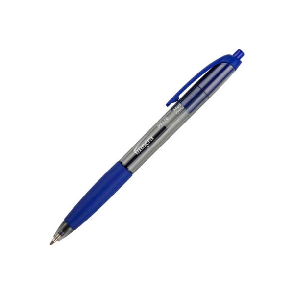Integra Integra„¢ Rubber Grip Retractable Pen, Non-Refillable, Medium ...