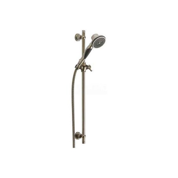 Delta , Slide Bar Hand Shower, Stainless 57021-SS | Zoro