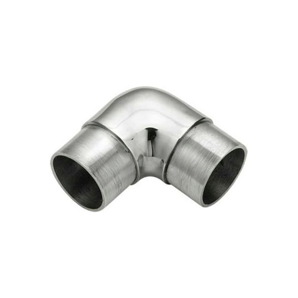 Lavi Industries Flush Elbow Fitting, for 2" Tubing, Polished Stainless ...