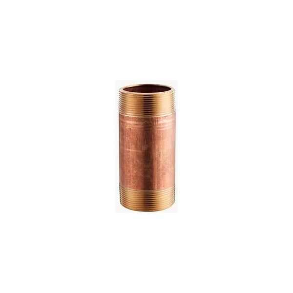 Merit Brass Co 5 In. X 12 In. Lead Free Red Brass Pipe Nipple - 140 PSI ...