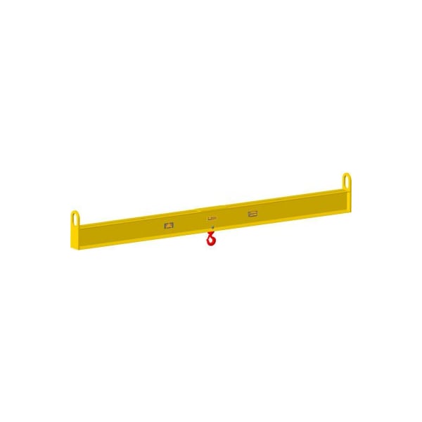 Machining & Welding By Olsen M&W 8' Twin Hoist Lift Beam, Yellow ...