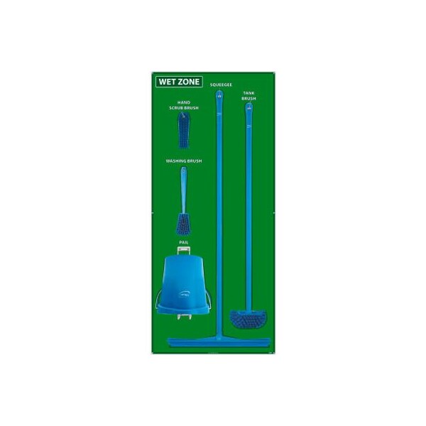 National Marker Co National Marker Wet Zone Shadow Board Combo Kit ...