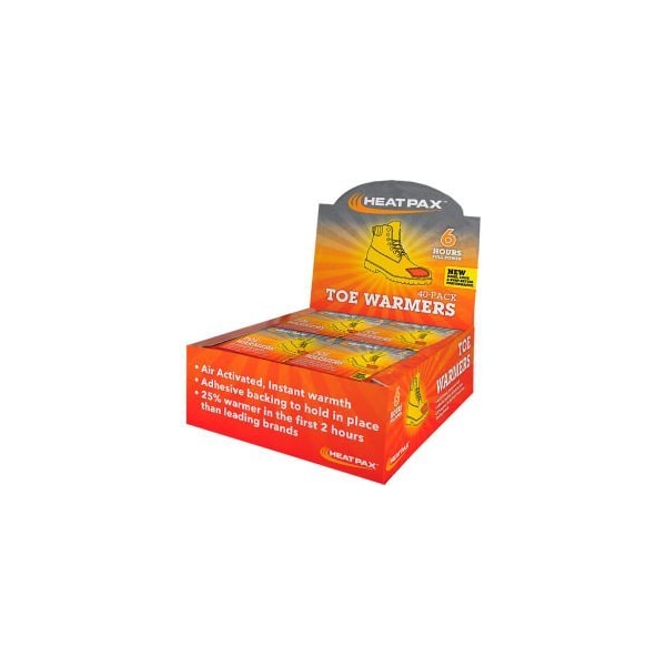 Occunomix Heat Pax Toe Warmers 40-Pack Display 1106-40D 1106-40D | Zoro