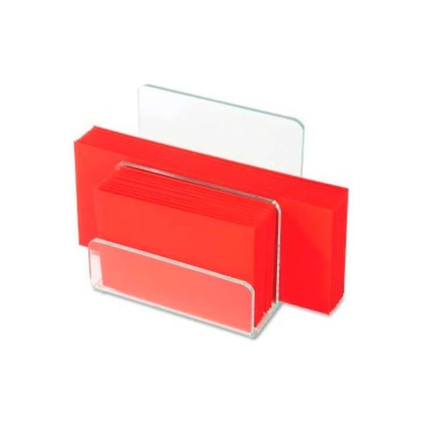 Lorell Acrylic Transparent Edge Mini File Sorter, Green 80659 | Zoro