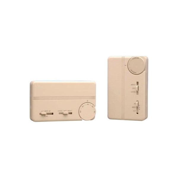 Peco Fan Coil Thermostat With Cool-On-Off Switch, 3-Speed Control and ...