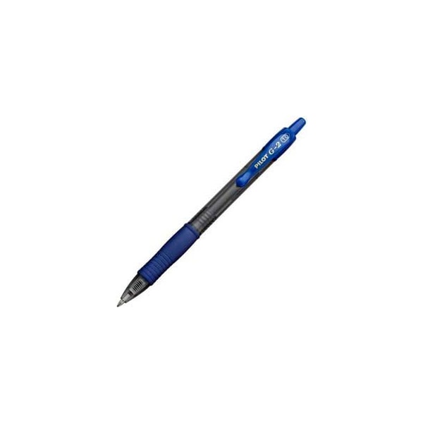 Pilot G2 Gel Retractable Rollerball Pen, Bold, 1.0mm, Blue Ink, Dozen ...