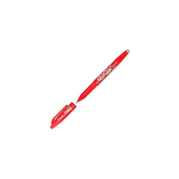 Pilot Pilot® FriXion Ball Erasable Gel Pen, Fine, 0.7mm, Red Barrel/Ink ...