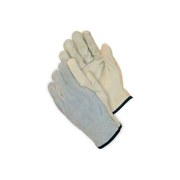 Pip PIP Top Grain Cowhide Drivers Gloves W/Kevlar, Grain Palm, Keystone ...