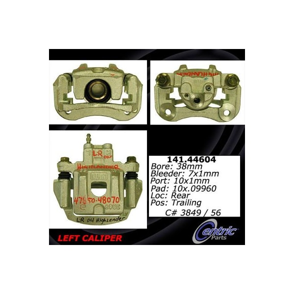 Centric Centric Semi-Loaded Brake Caliper, Centric Parts 141.44604 141. ...