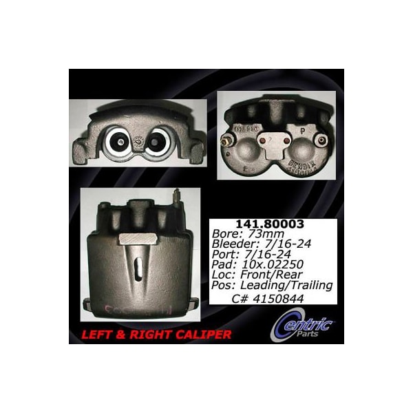 Centric Posi Quiet Loaded Caliper with New Phenolic Pistons , Posi ...