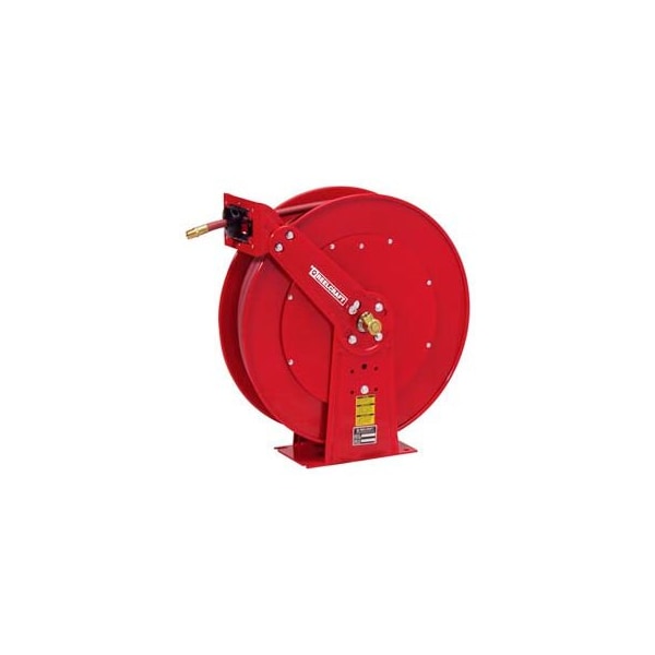 Reelcraft 3/8"x100' 300 PSI Spring Retractable Dual Pedestal Hose Reel ...