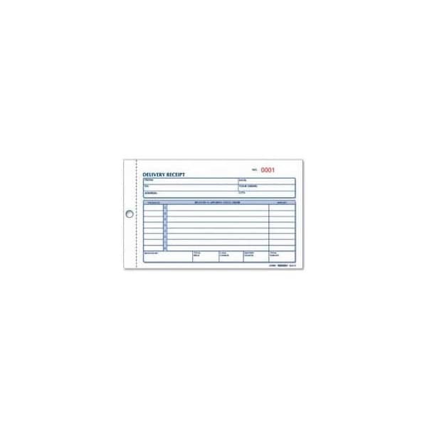 Rediform Rediform Delivery Receipt Book, 2-Part, Carbonless, 4-1/4" x 6 ...