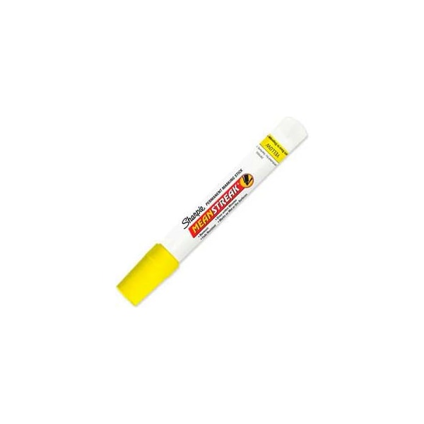 Sanford Yellow Permanent Marker, Broad Tip 85005 | Zoro
