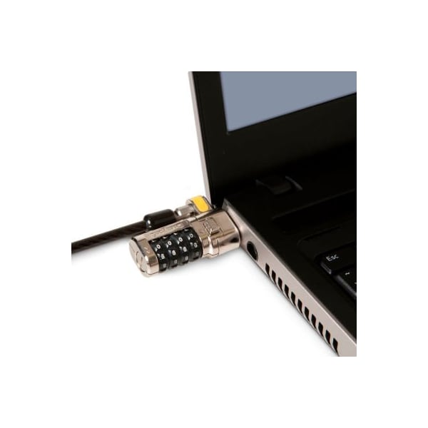 Kensington ClickSafe Combination Laptop Lock with 6 ft. Cable, Black ...