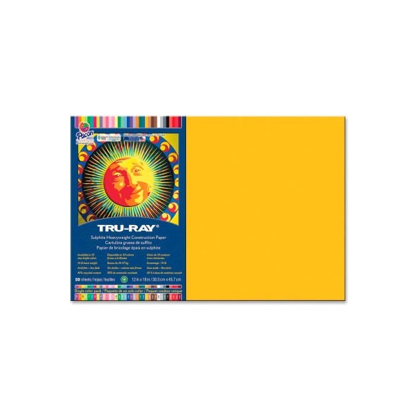 Pacon Corporation Pacon Tru-Ray Heavyweight Construction Paper, 18"x12 ...