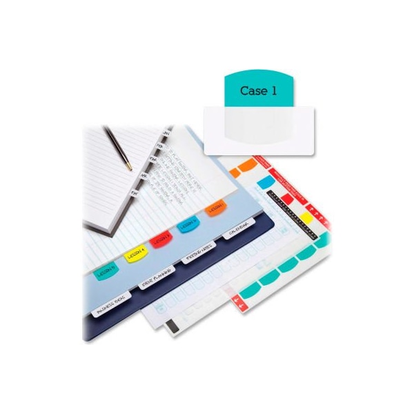 Redi-Tag Redi-Tag Laser Index Tab/Blank, 375 Tabs, White/Multicolor ...