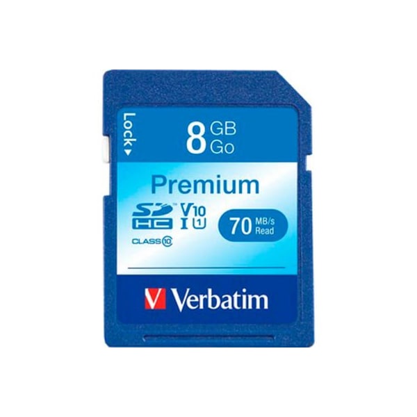 Verbatim Americas Verbatim® 96318 Premium SDHC Memory Card, UHS-I Class ...
