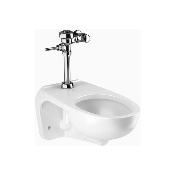 Sloan Sloan ST-2459 Wall Hung Toilet With ROYAL 111 Flushometer, 1.28 ...