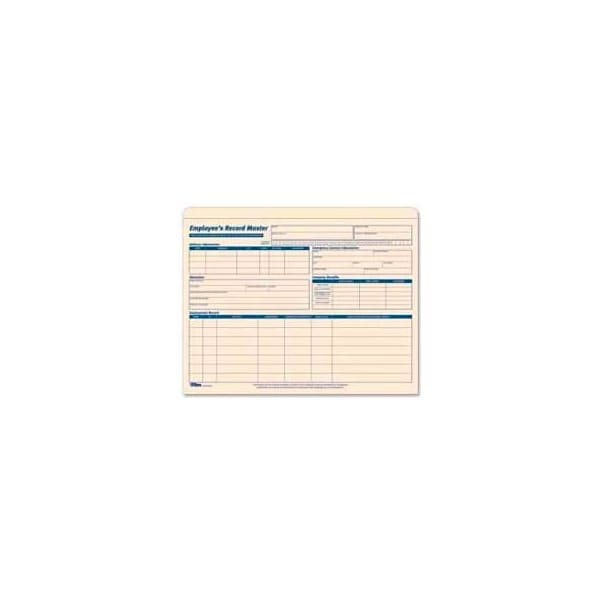 Tops Business Forms Tops® Employee Record Master File Jackets, 25-3/4 ...