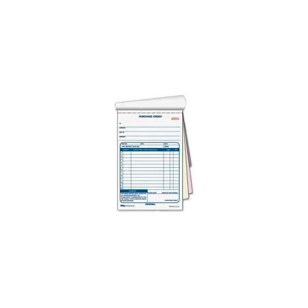 Tops Business Forms Tops Purchase Order Book, 3-Part, Carbonless, 5-9/ ...