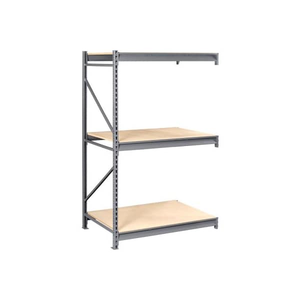 Tennsco Bulk Storage Rack - 72"W x 48"D x 120"H - Add-On - 3 Shelf ...