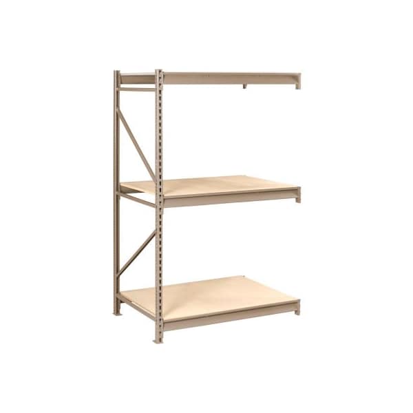 Tennsco Bulk Storage Rack - 72"W x 48"D x 120"H - Add-On - 3 Shelf ...