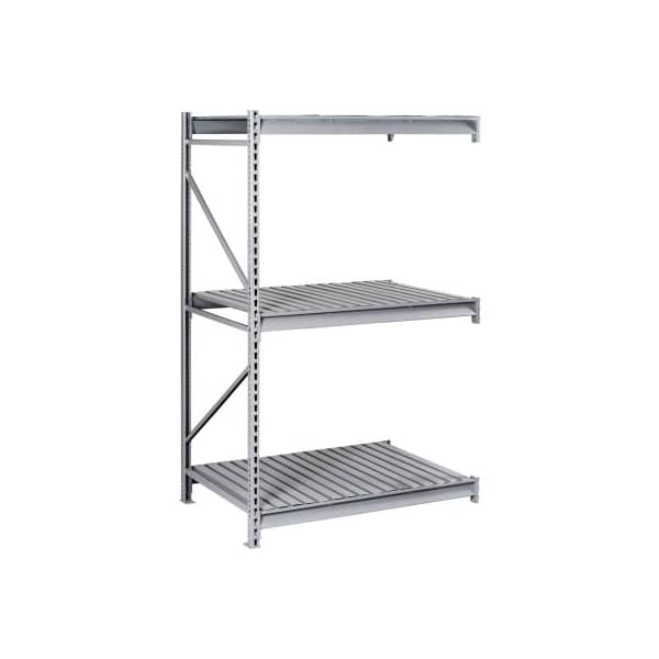 Tennsco Bulk Storage Rack - 96"W x 36"D x 120"H - Add-On - 3 Shelf ...