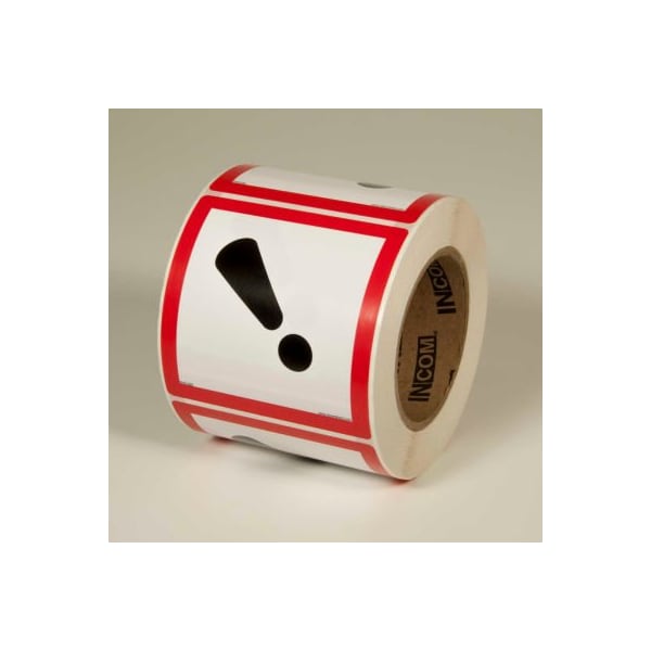 Top Tape And Label INCOM GHS1263 GHS "Exclamation Mark" Pictogram Label ...