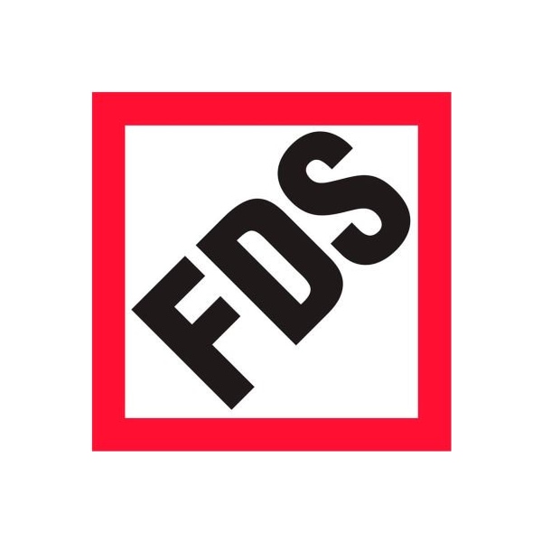 Top Tape And Label INCOM¬Æ GHS1302 FDS Awareness Vinyl Decal, 4" x 4 ...