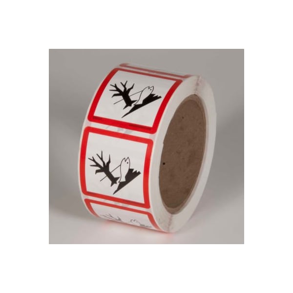 Top Tape And Label INCOM GHS1311 GHS "Environment" Pictogram Label, 2 ...