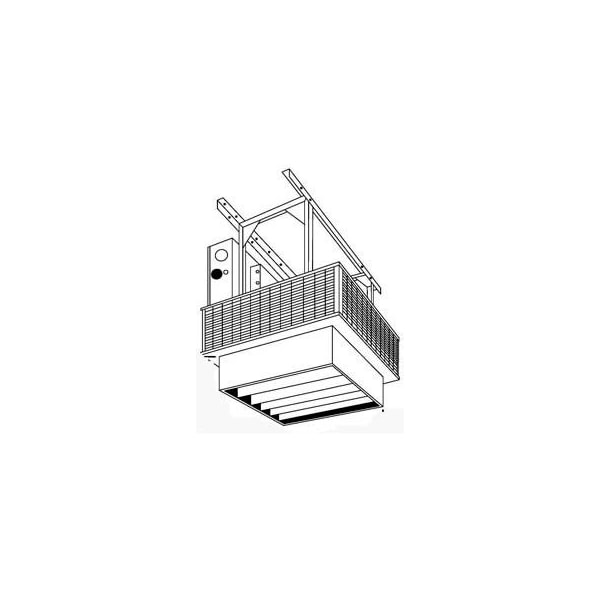 Tpi TPI Linear Louvered Diffuser For 25-50KW Downflow Unit Heaters ...