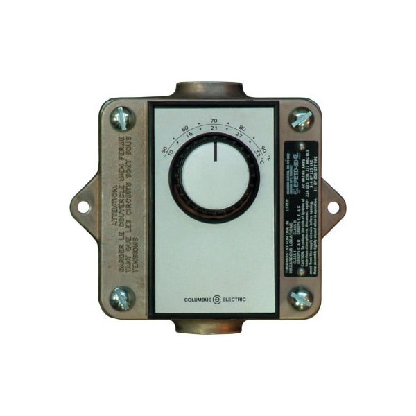 Tpi TPI Remote Mounted Thermostat Double Pole Double Throw Bi-Metal 120 ...