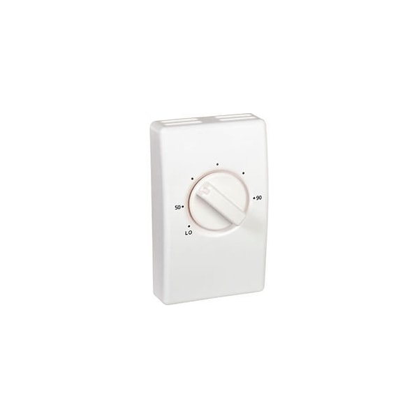 Tpi Wall Mount Line Voltage Thermostat Single Pole, White S2022H10AA | Zoro