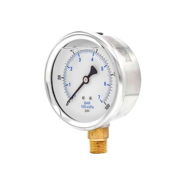 Engineered Specialty Products, Inc Pic Gauges 4" Pressure Gauge, Liquid ...