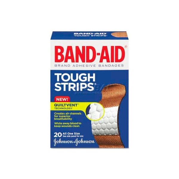 Johnson & Johnson BAND-AID 4408 Flexible Fabric Adhesive Tough Strip ...