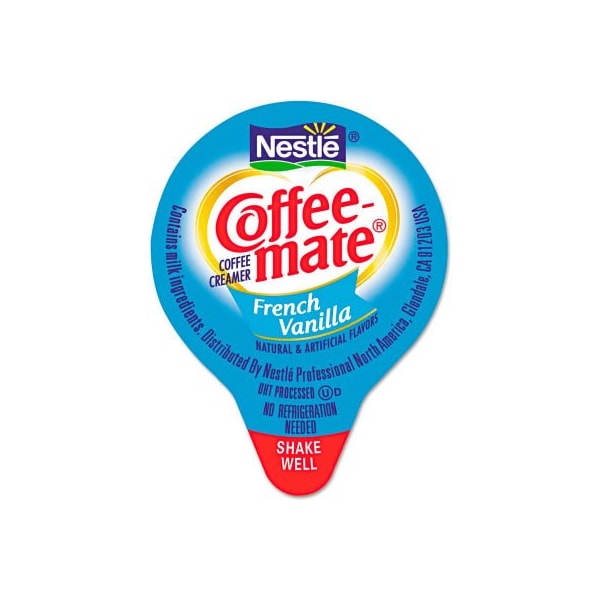 Nestle Coffee mate Non-Dairy Liquid Creamer Mini Cups, French Vanilla ...