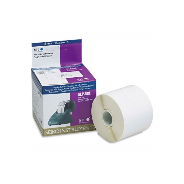 Seiko Instruments Seiko Self-Adhesive Shipping Labels, 2-1/8 x 4, White ...