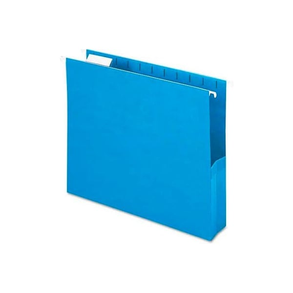 Smead Smead 2" Capacity Closed Side Flexible Hanging File Pockets ...