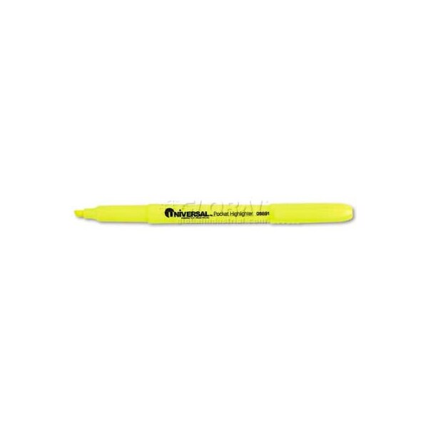 United Stationers Supply Universal Pocket Clip Highlighter, Chisel Tip ...