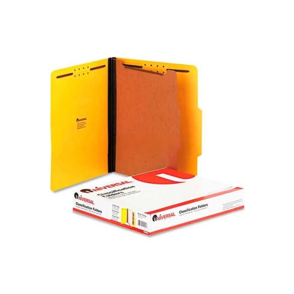 Universal Universal Pressboard Classification Folders, Letter, Four ...